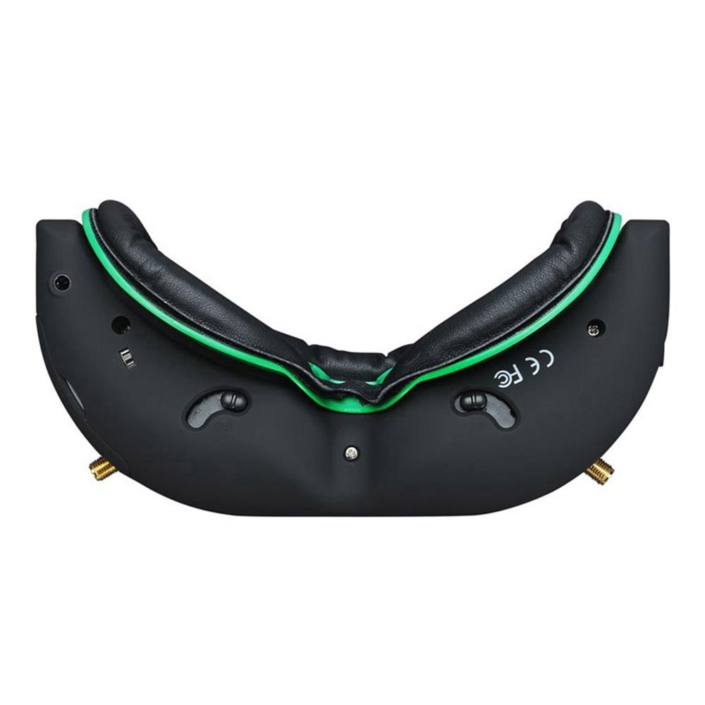 Fat Shark FSV1049 Attitude V5 OLED Headset FPV Goggles Green and Black