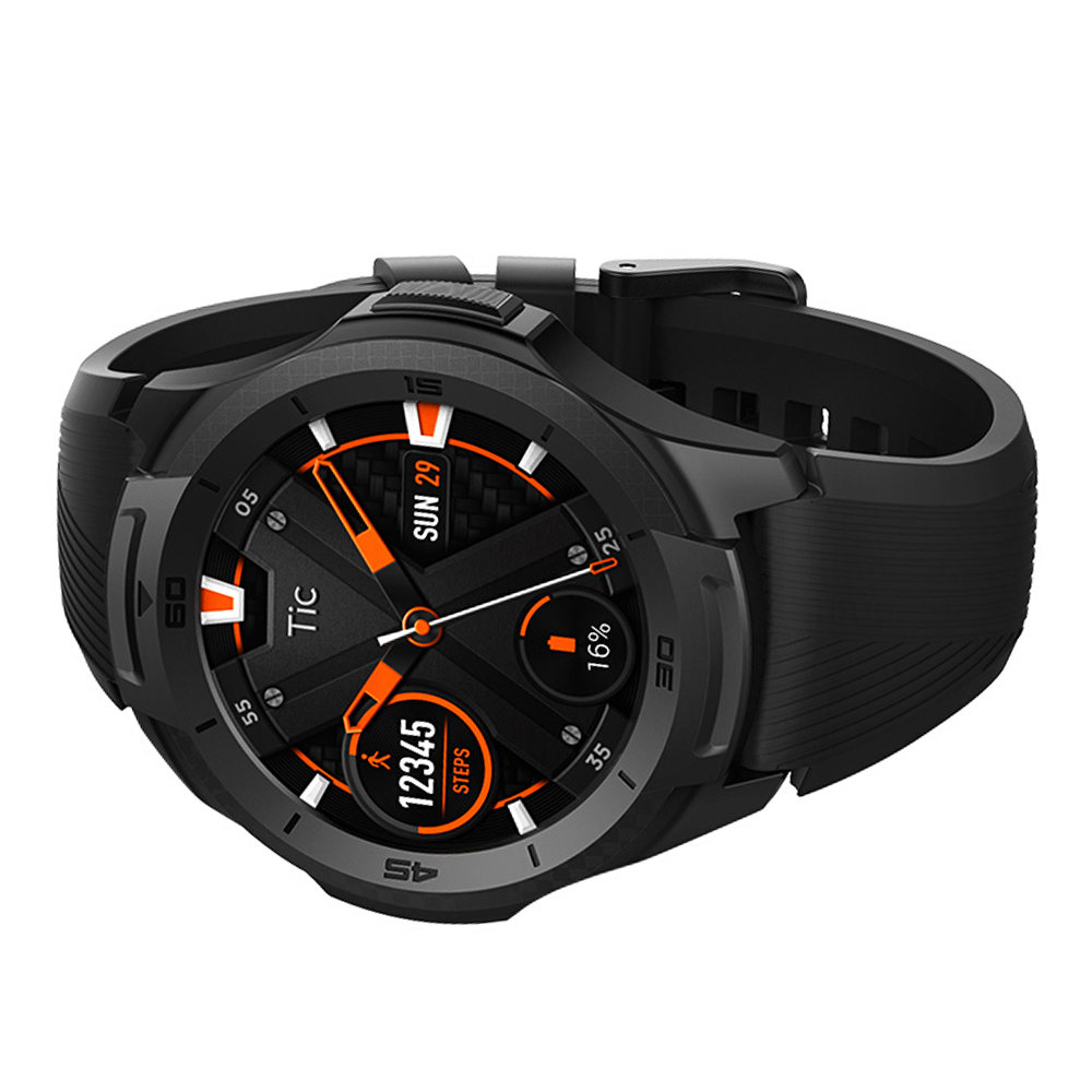 Ticwatch S2 Sports Smartwatch Wear OS by Google Black