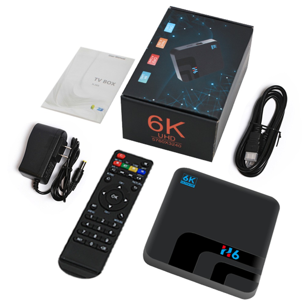 H6 TV Box Android9.0 Allwinner H6 4GB/32GB 2.4G WIFI USB3.0