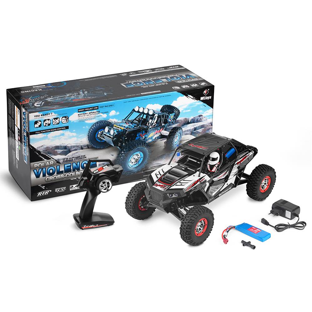 Wltoys 10428-B2 VIOLENOE 1/10 2.4G 4WD Electric Truck RC Car RTR