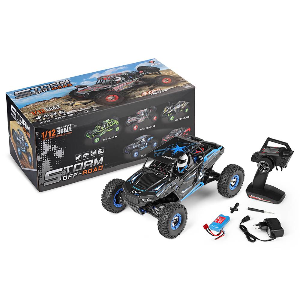 Wltoys 12428-B STORM 1/12 2.4G 4WD High-speed Electric Truck RC Car