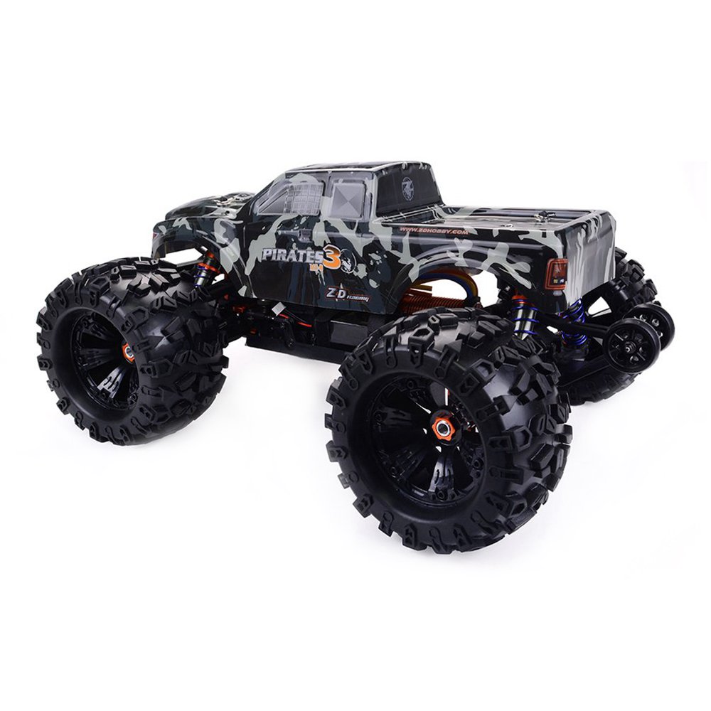 ZD Racing MT8 Pirates 3 1/8 2.4G 4WD Monster Truck Chassis RC Car Kit