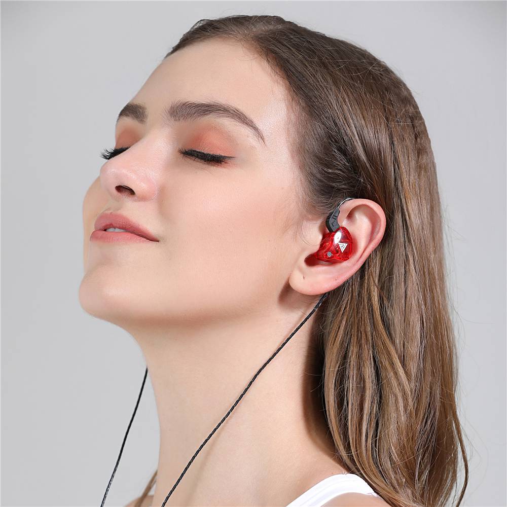 QKZ AK6 Headphone in-Ear Red