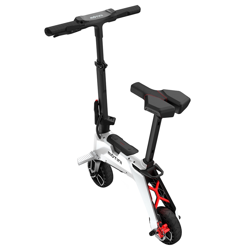 MOTINI Nano Mini Portable Electric Scooter 250W Motor White