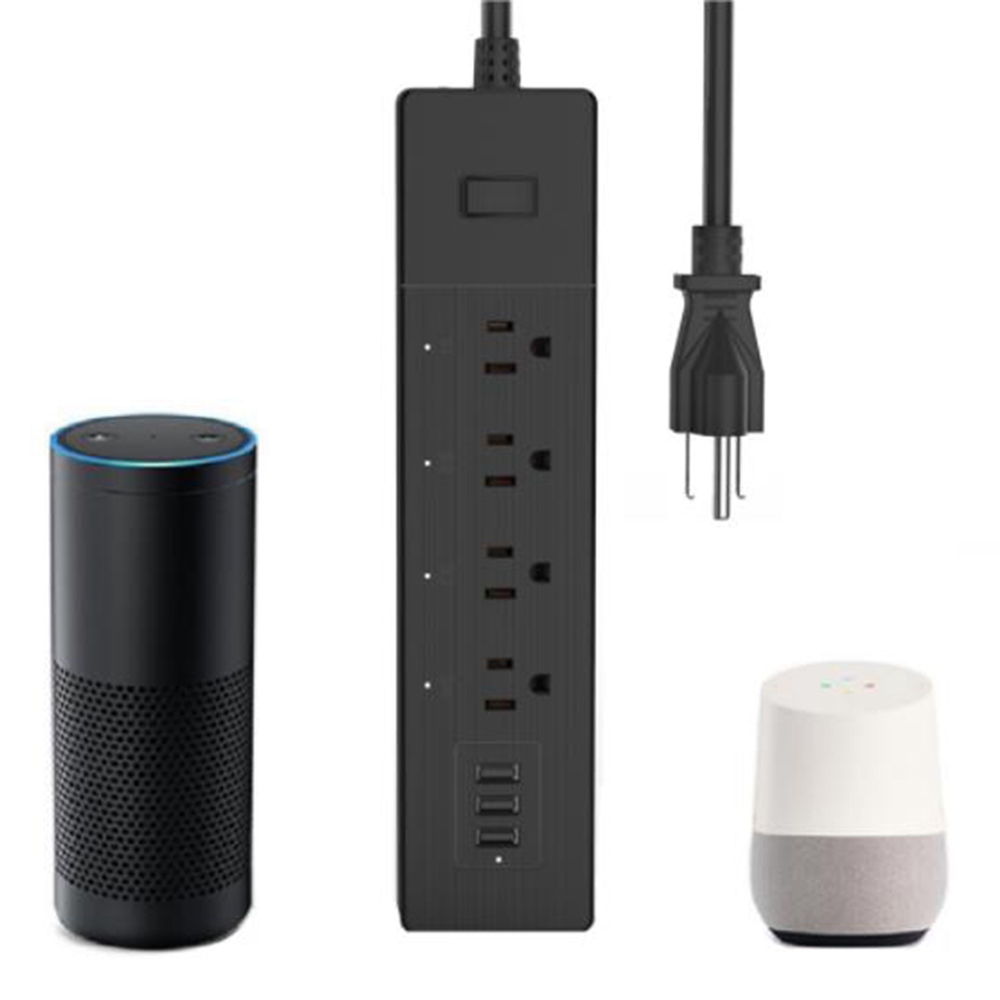 WiFi Smart Power Strip US Plug Black