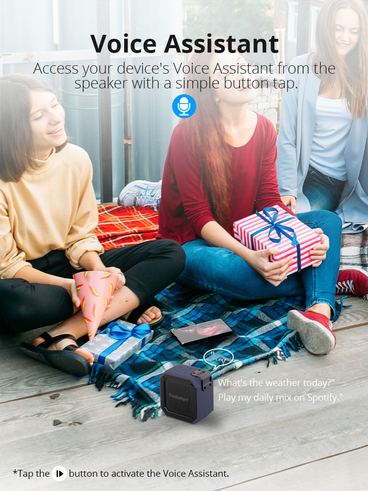 Tronsmart Element Groove Bluetooth Speaker Blue