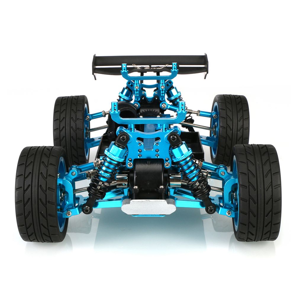 Upgrade Full Metal Chassis Wltoys RC Vehicle Car Model Parts Kit Blue