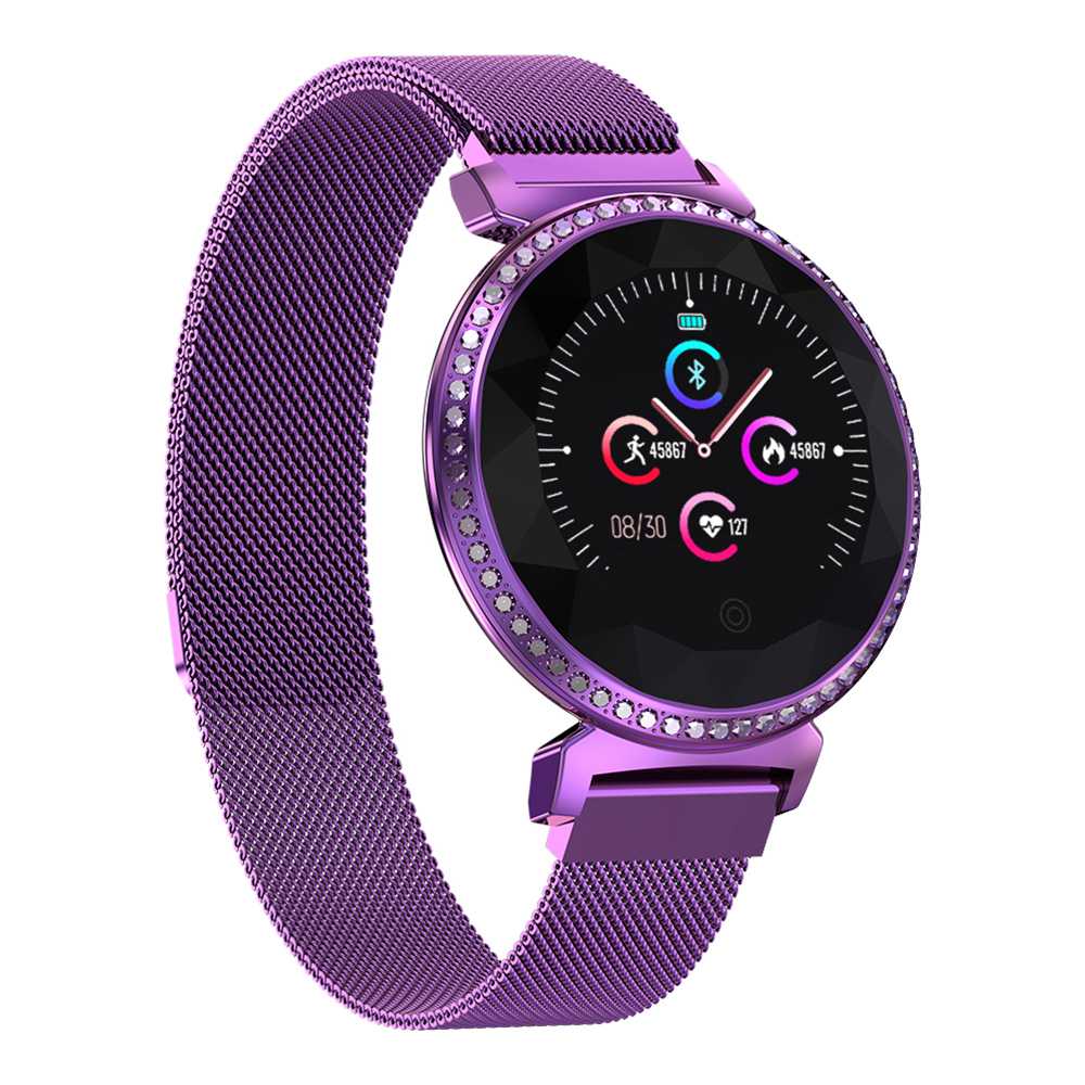 Makibes MC11 Smartwatch 1.04 inch IP67 Heart Rate Monitor Steel Strap