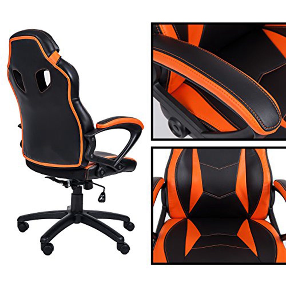 Merax Ergonomic Gaming Chair Executive Office Chair Orange