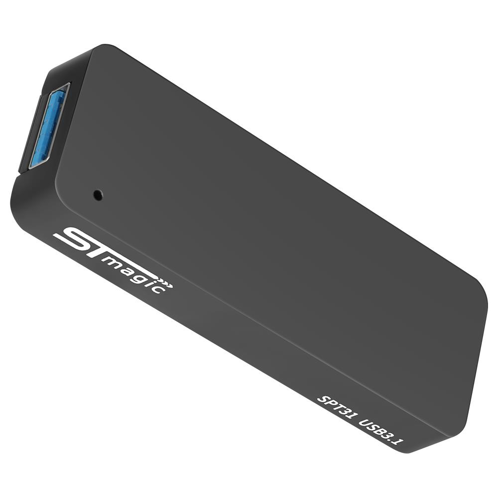 STmagic SPT31 128GB Mini Portable M.2 SSD USB3.1 Gray
