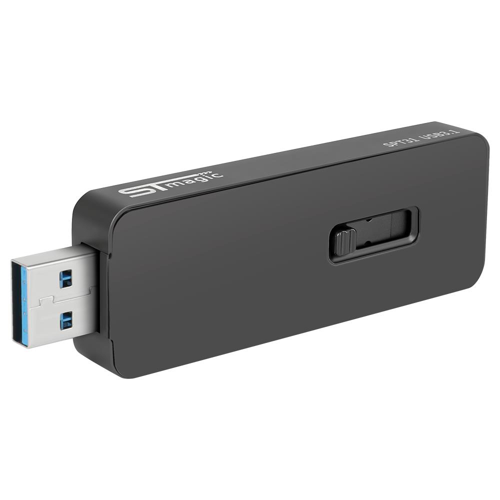 STmagic SPT31 128GB Mini Portable M.2 SSD USB3.1 Gray
