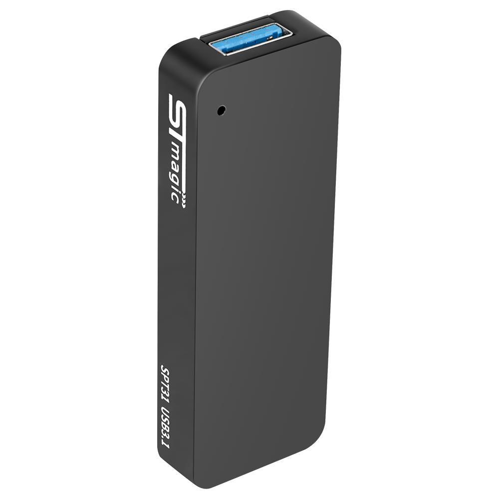 STmagic SPT31 128GB Mini Portable M.2 SSD USB3.1 Gray
