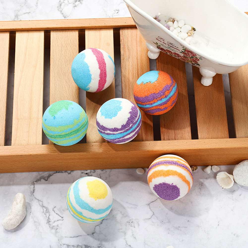 6pcs Bath Salt Ball Set B