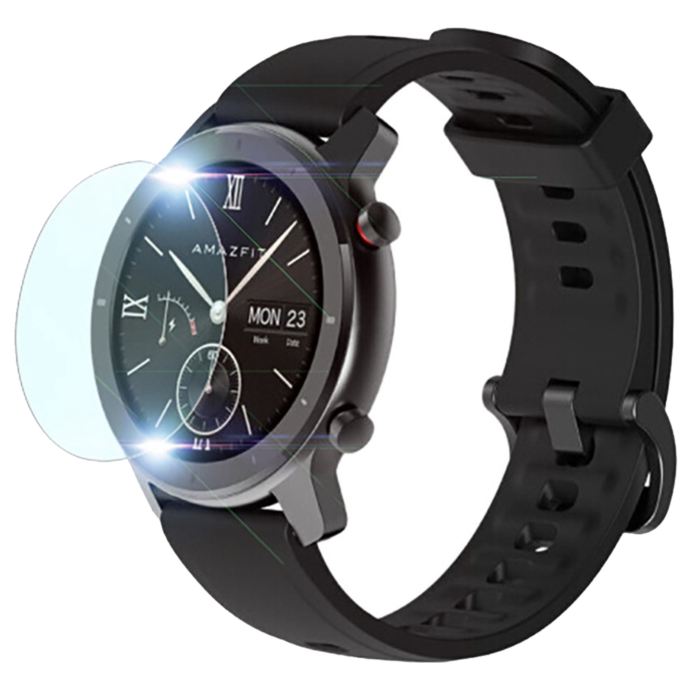 Full Coverage TPU Screen Protector Film For Amazfit GTR Transparent