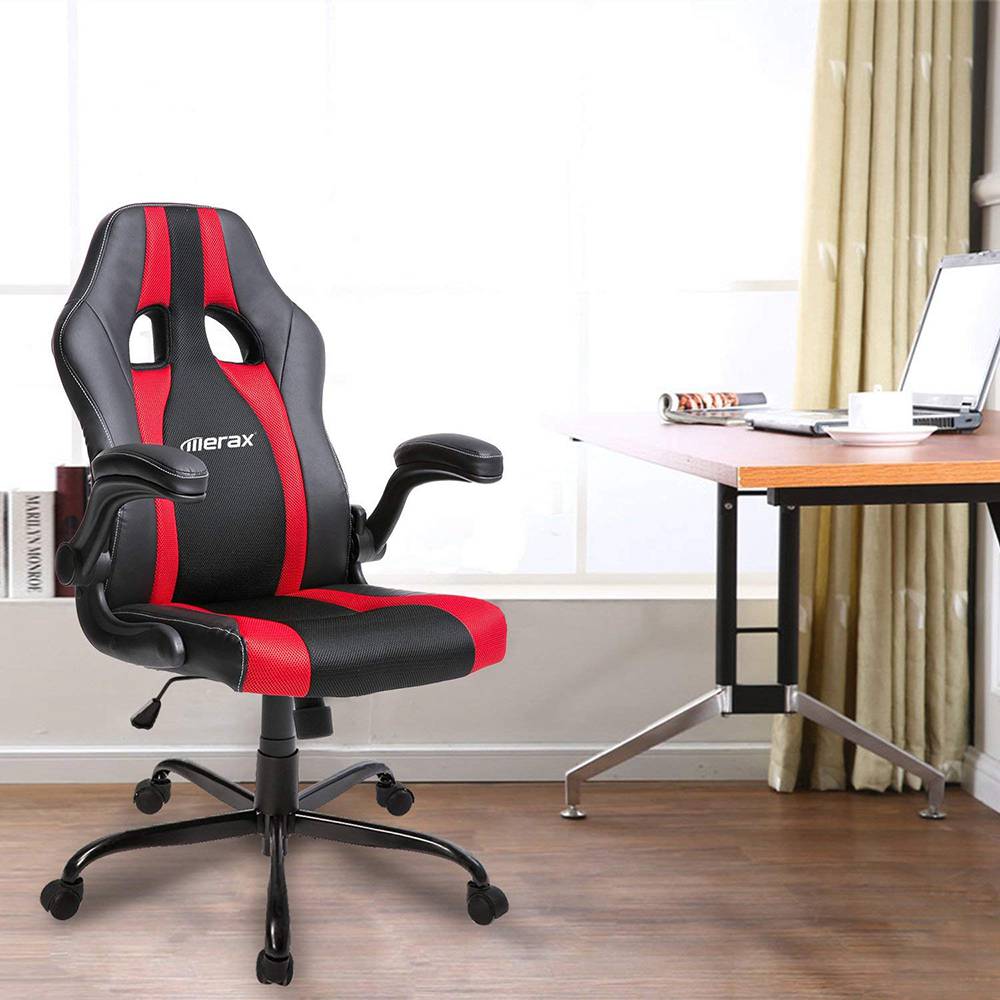 Merax Ergonomic Gaming Chair Executive Swivel Office Chair Red