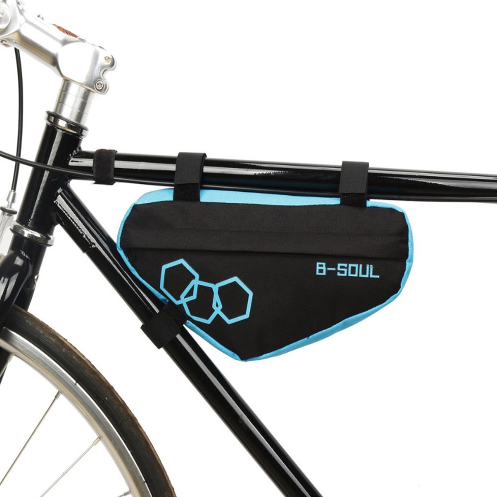 B-SOUL Bicycle Triangle Bag Large Capacity Blue
