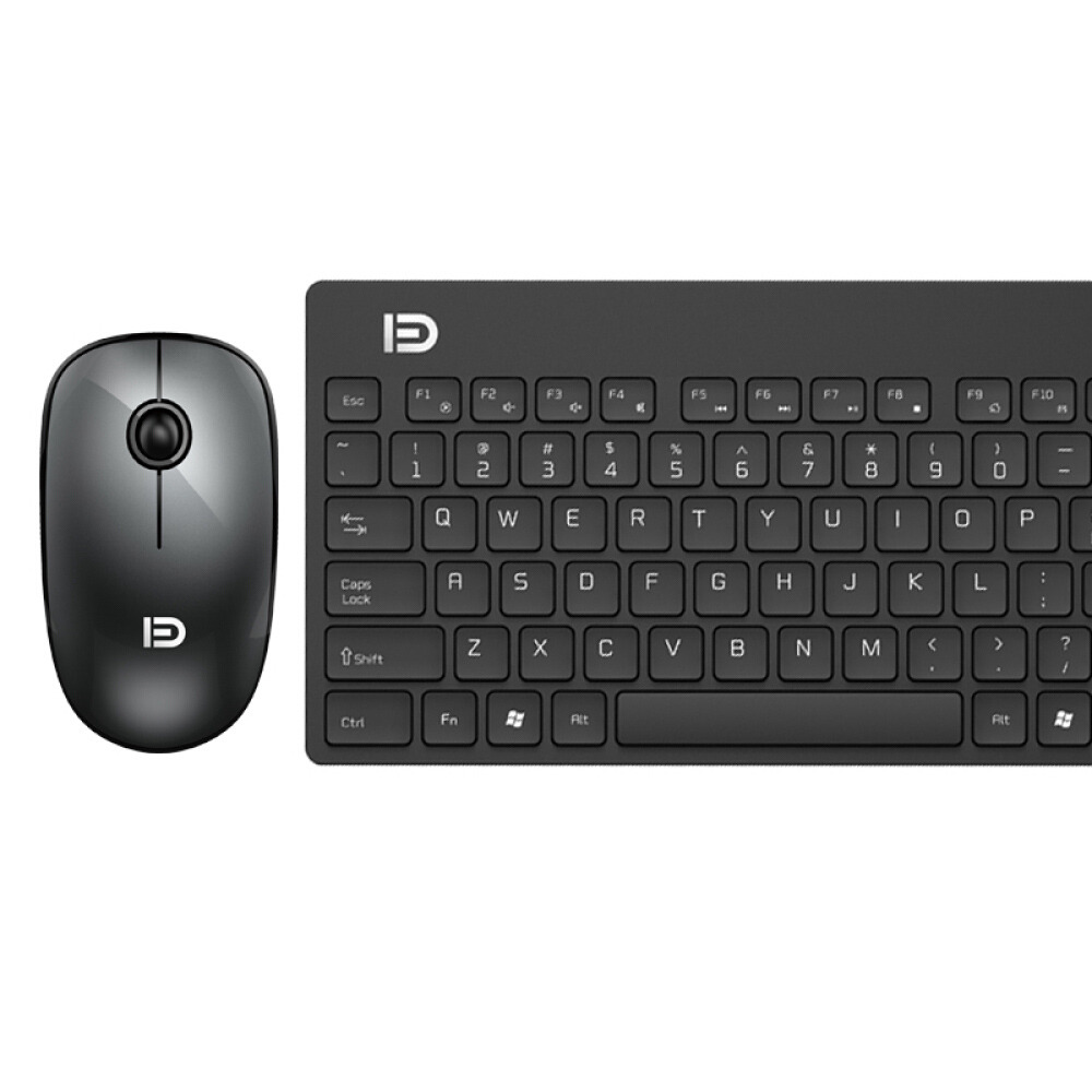 FD 1500 Portable Wireless Keyboard Mouse Combos Black