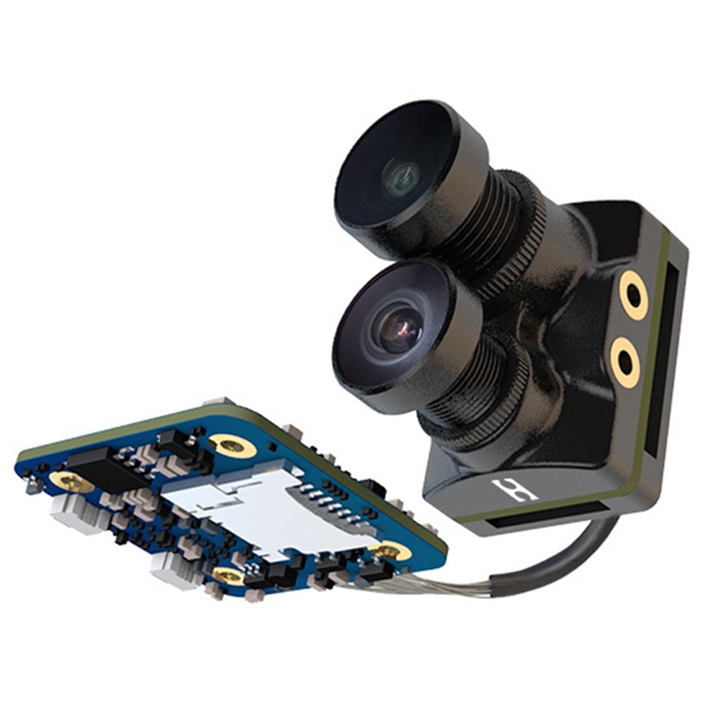 Runcam Hybrid 4K/30FPS Dual Lens FPV Camera For Racing Drone Black