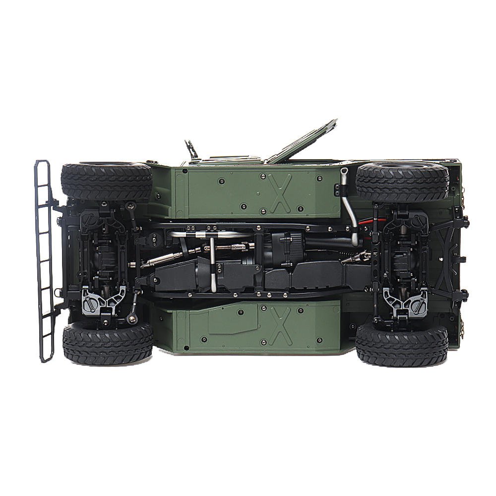 HG P408 Light Sound Version 1/10 Military Vehicle Truck RC Car RTR