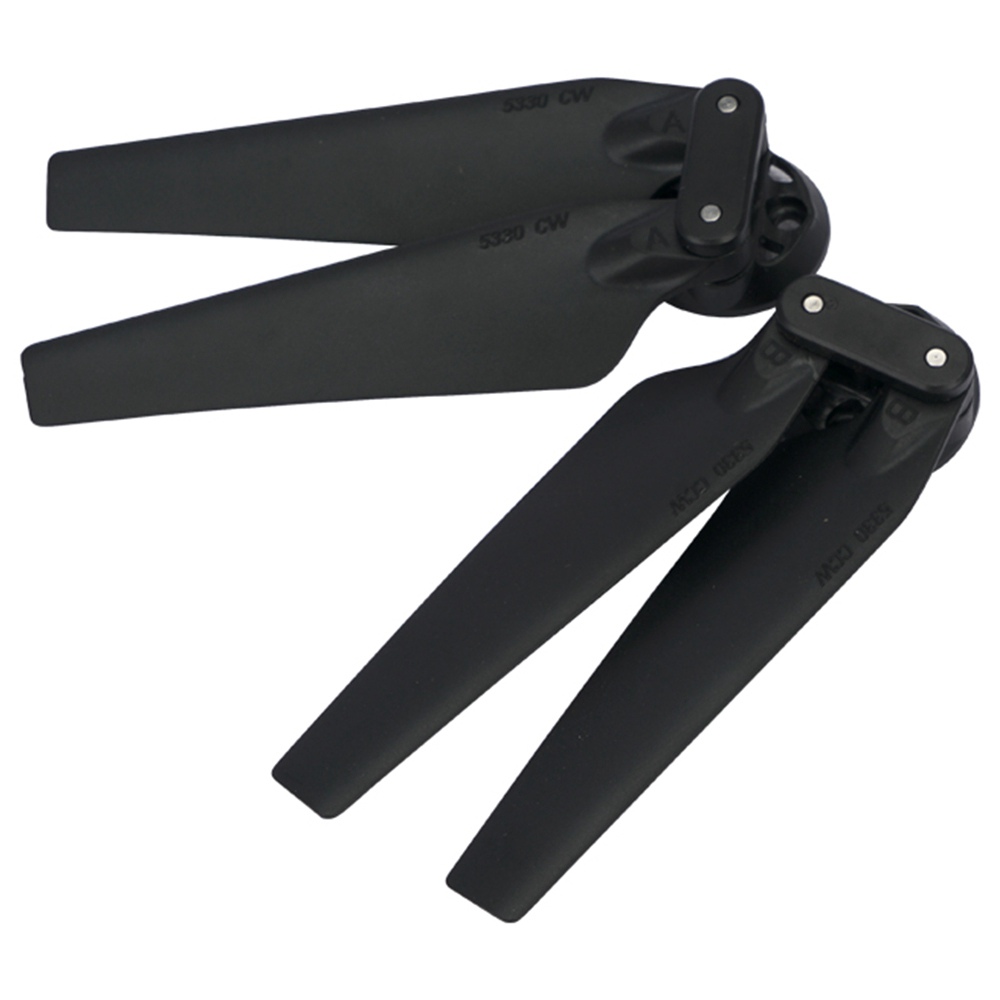 2Pair JJRC X12 RC Drone CW CCW Quick Release Folding Propeller Black