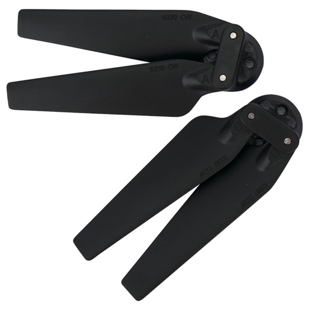 2Pair JJRC X12 RC Drone CW CCW Quick Release Folding Propeller Black