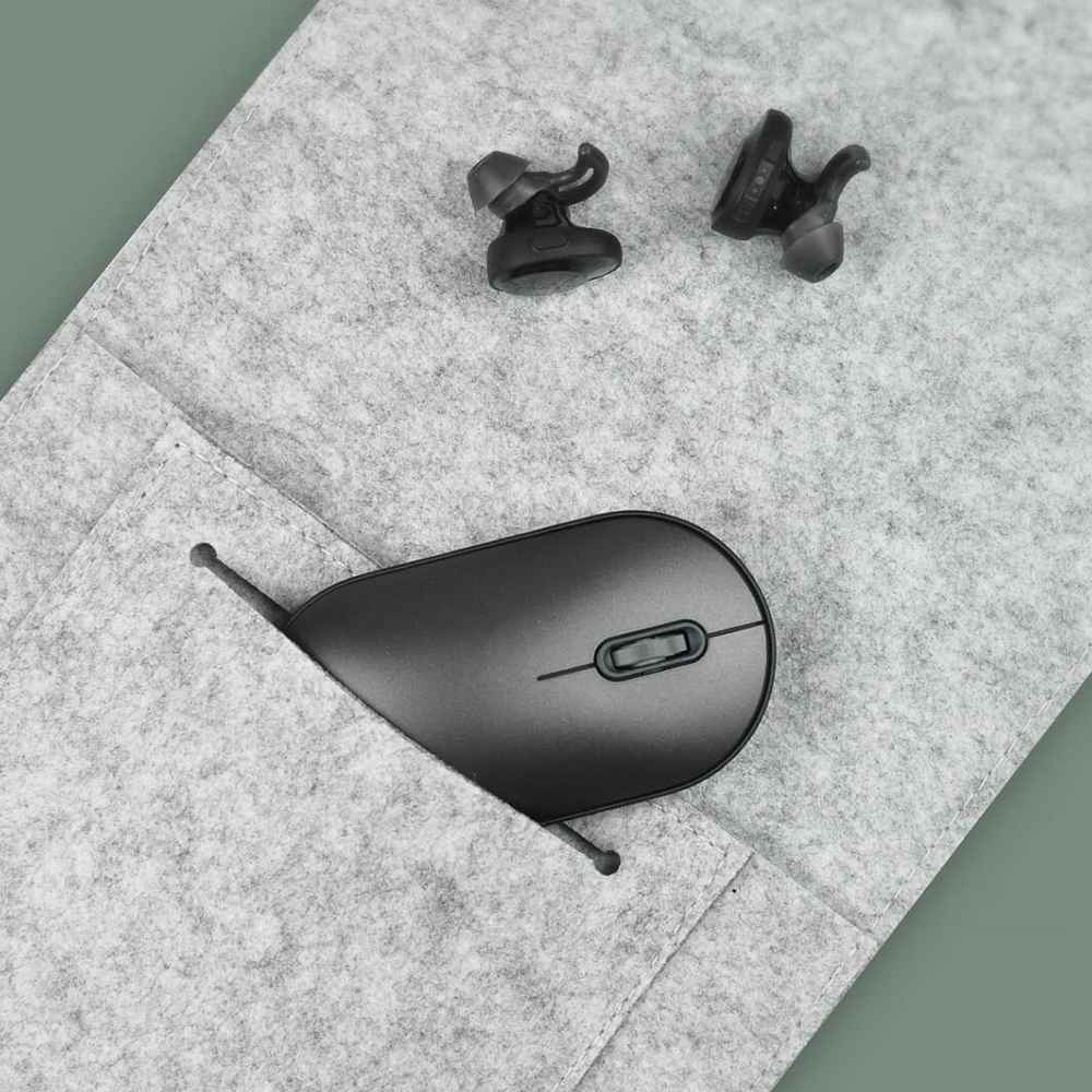 MIIIW Wireless Portable Dual Mode Mouse For PC Laptop Black