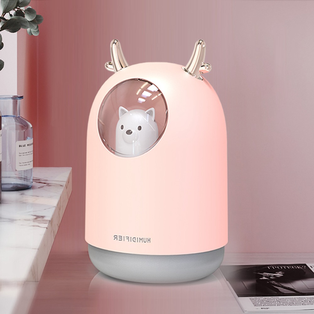 Desktop Humidifier 300ML Pink