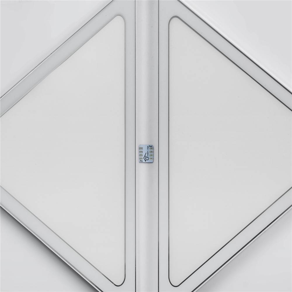 9pcs Creative Triangle Modular Touch-sensitive Light EU Plug