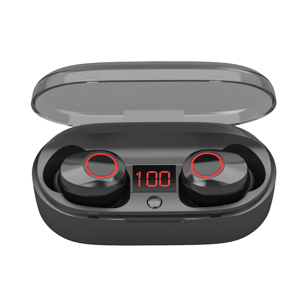 J29 Bluetooth 5.0 TWS Earphones Use Independently Black