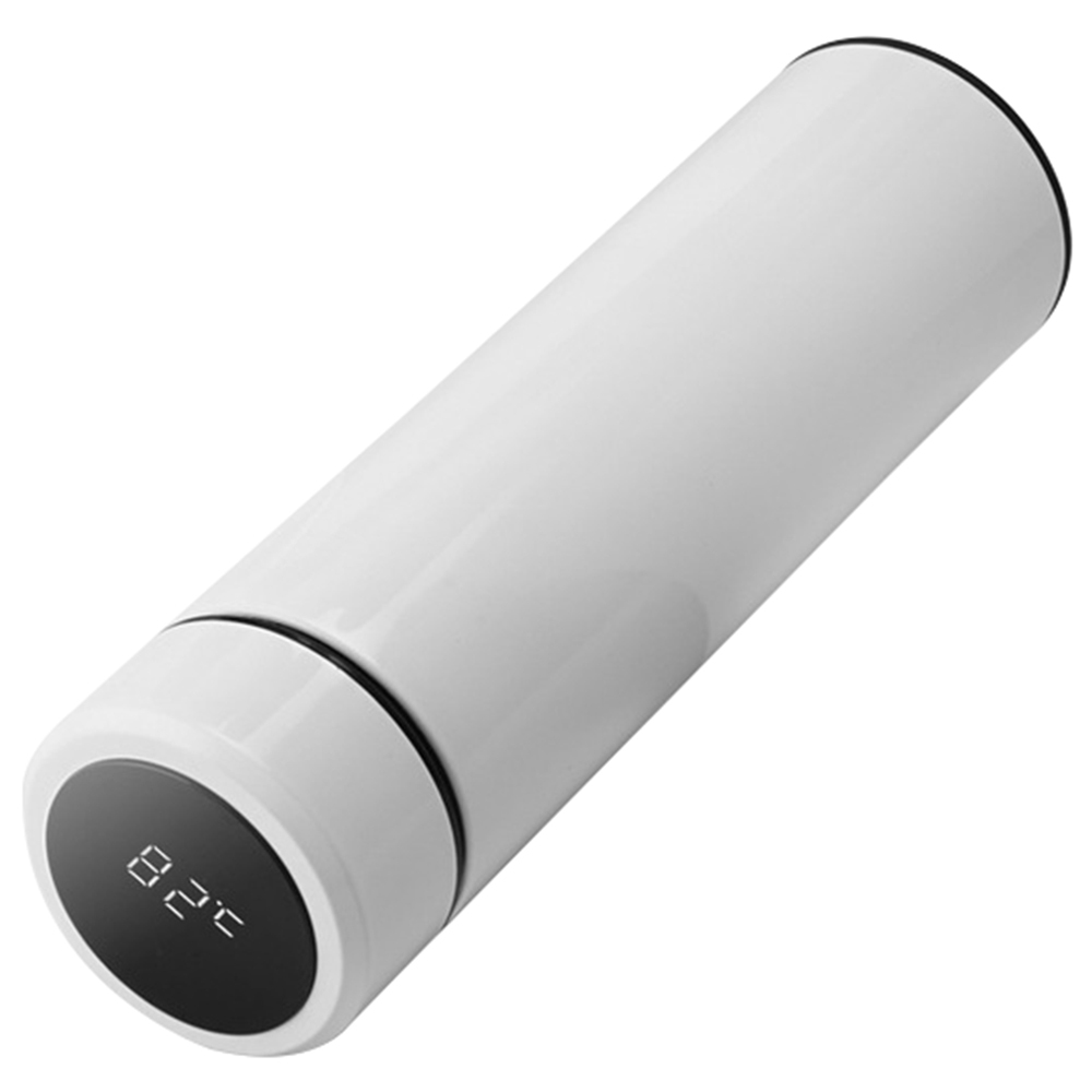 500ML Portable Smart Thermos Cup White