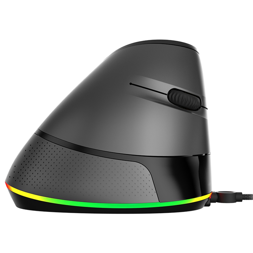 Ajazz AJ307 USB Wired Vertical Mouse Black