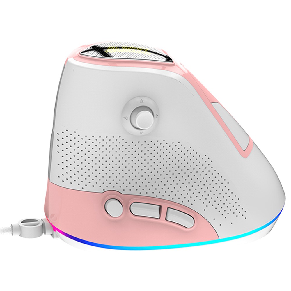 Ajazz AJ307 USB Wired Vertical Mouse Pink