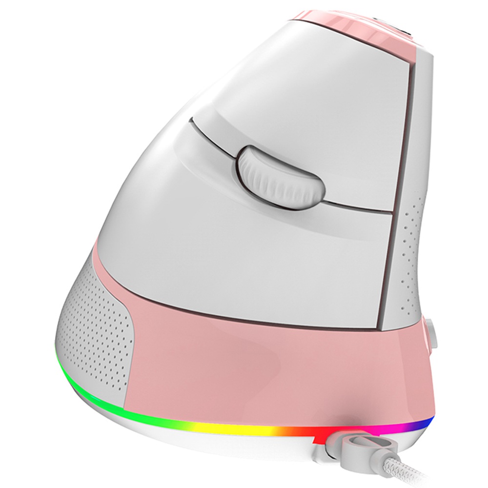 Ajazz AJ307 USB Wired Vertical Mouse Pink