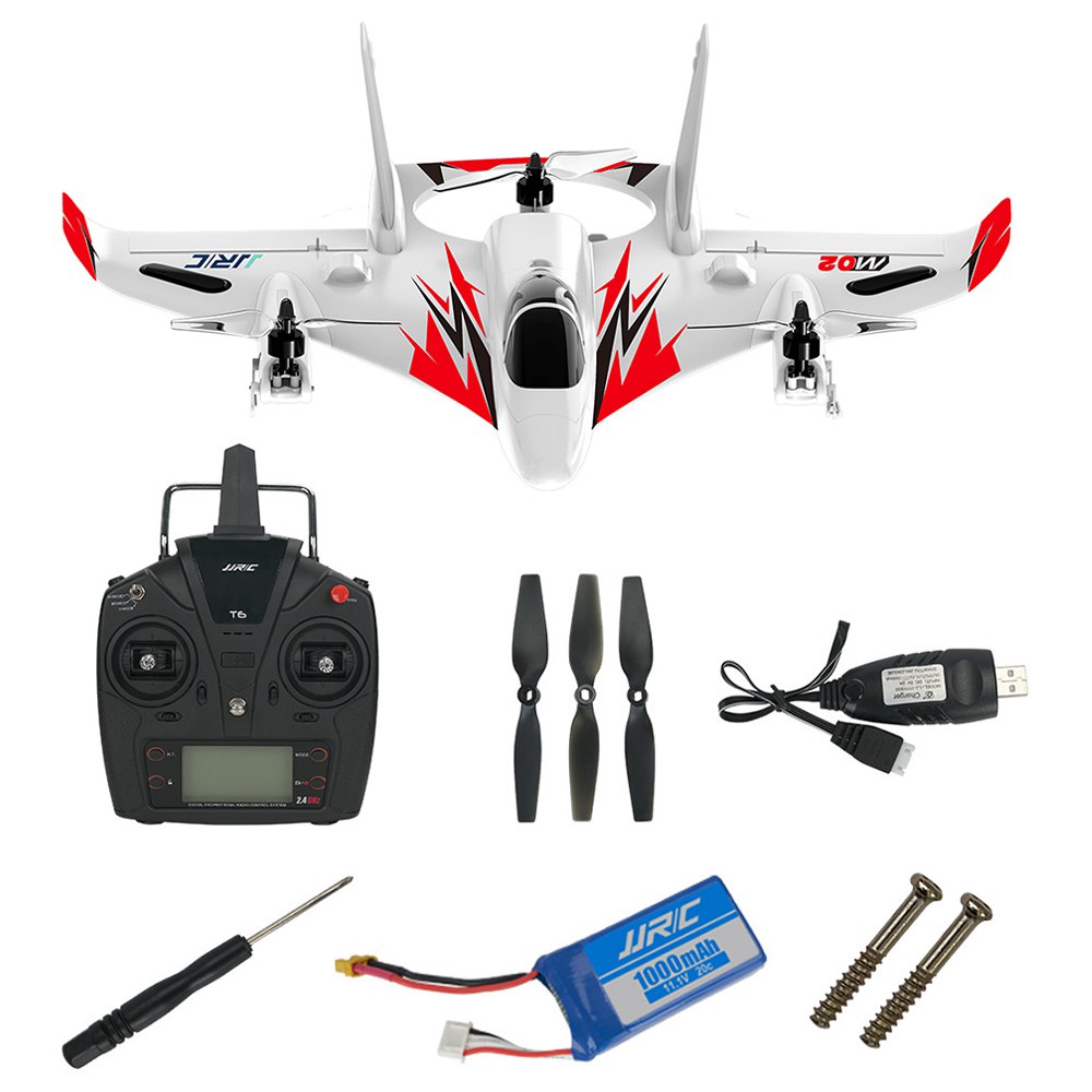 JJRC M02 2.4G 6CH Brushless EPO FPV Flying Fixed Wing RC Airplane Red