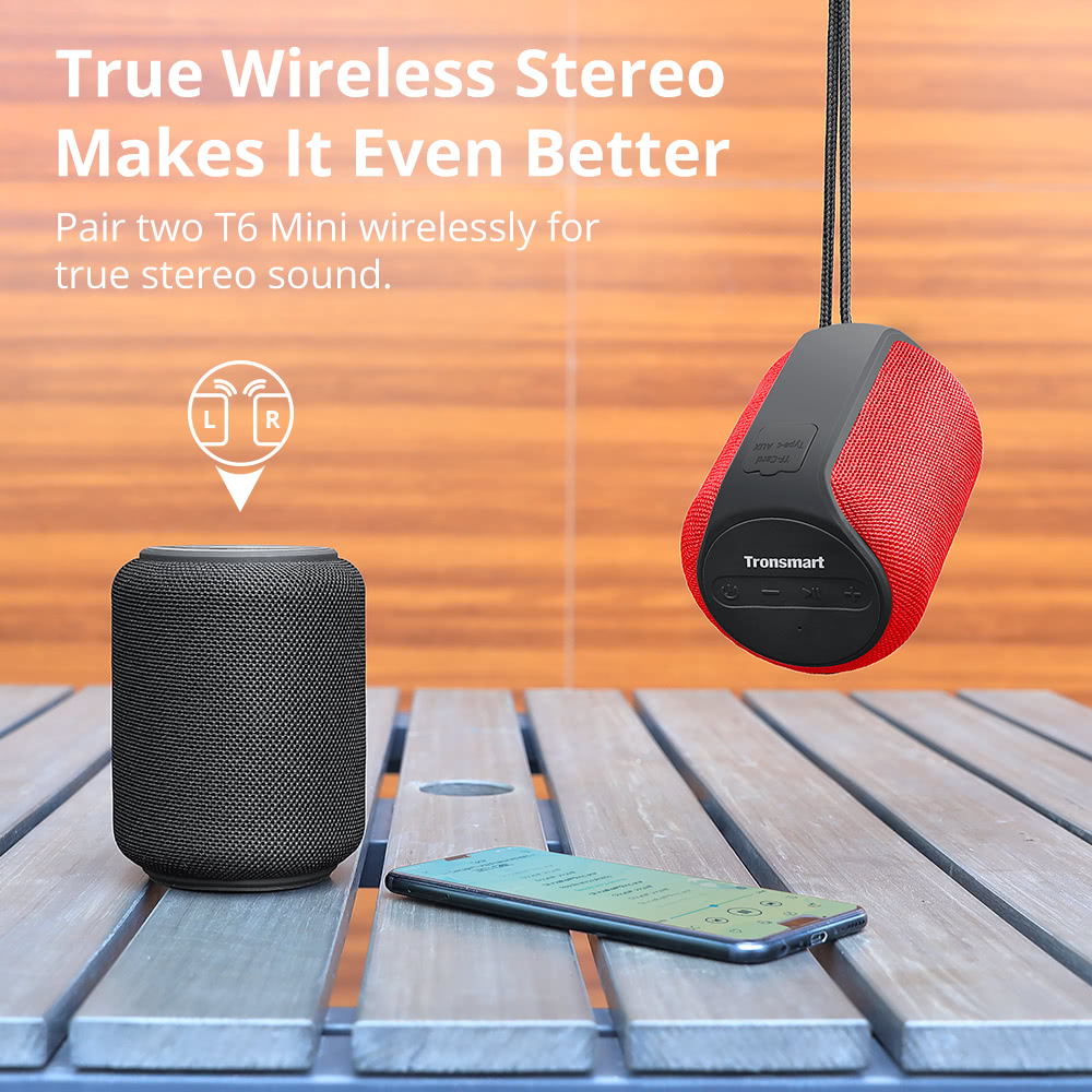 Tronsmart Element T6 Mini Bluetooth 5.0 Speaker - Red