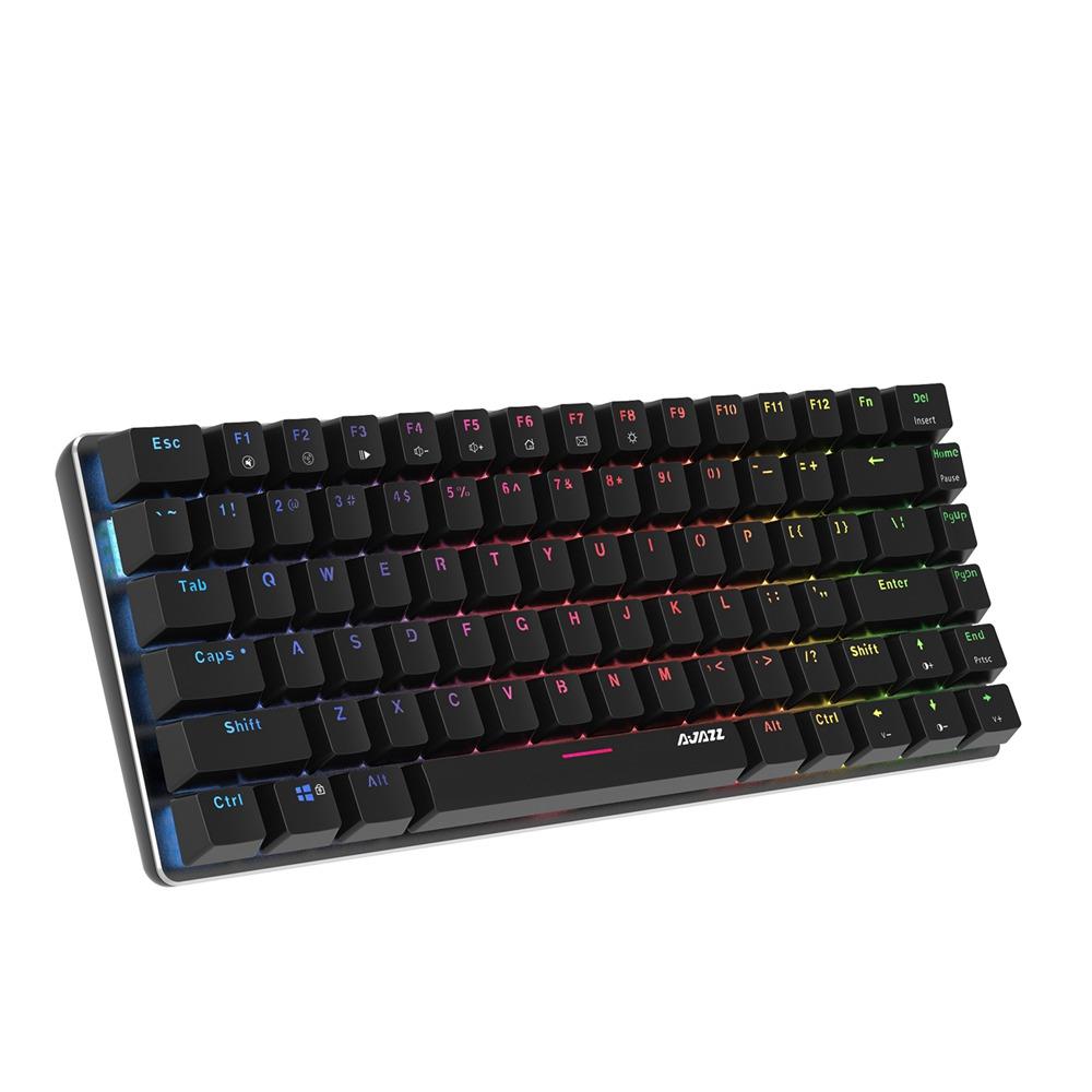 Ajazz AK33 Ergonomic Mechanical Keyboard Black