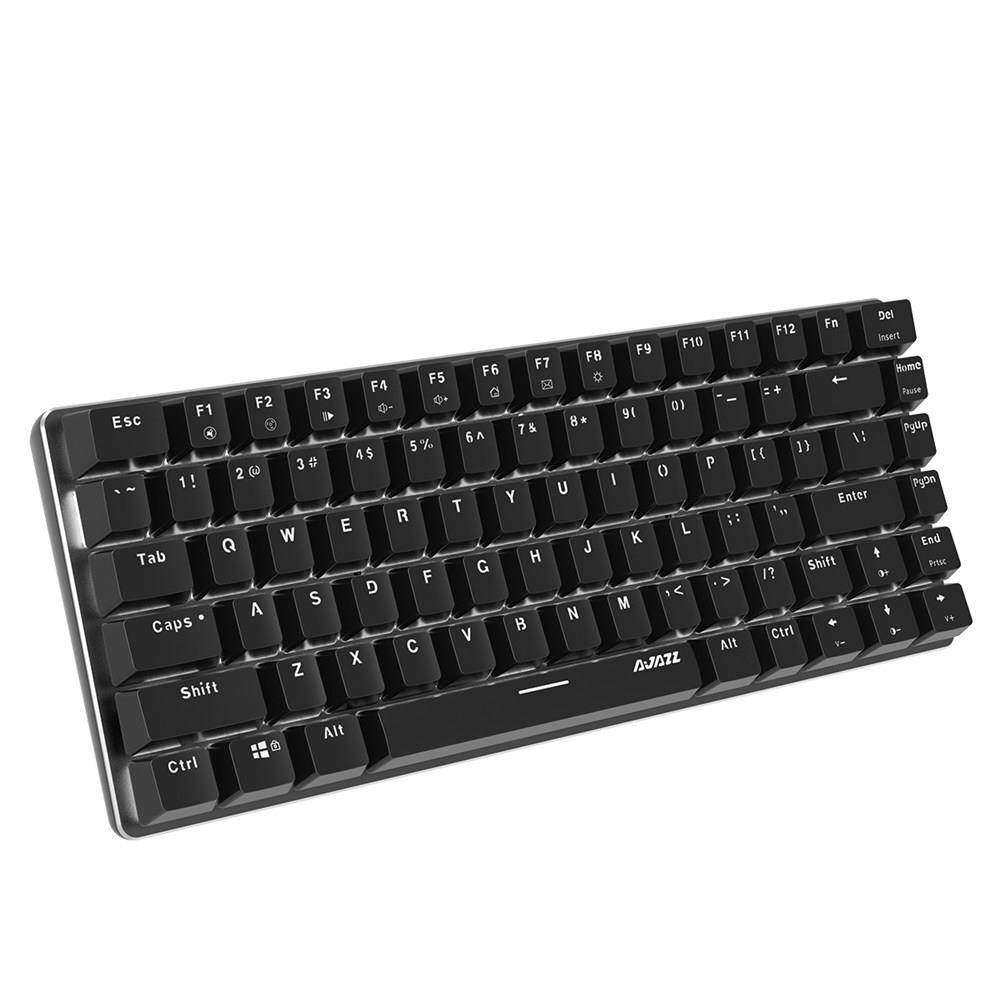 Ajazz AK33 Mechanical Green Axis Mechanical Keyboard w/ Full Backlight