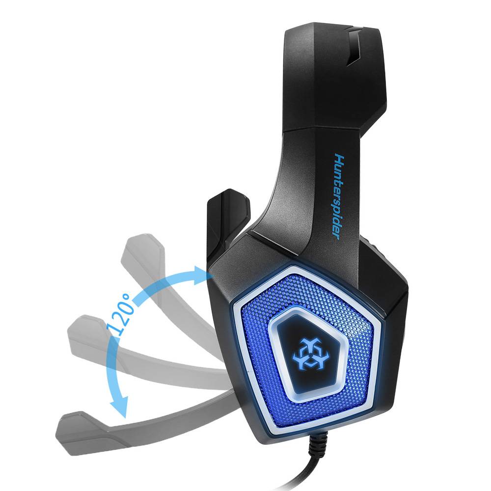 Hunterspider V1 RGB Light Gaming Headset