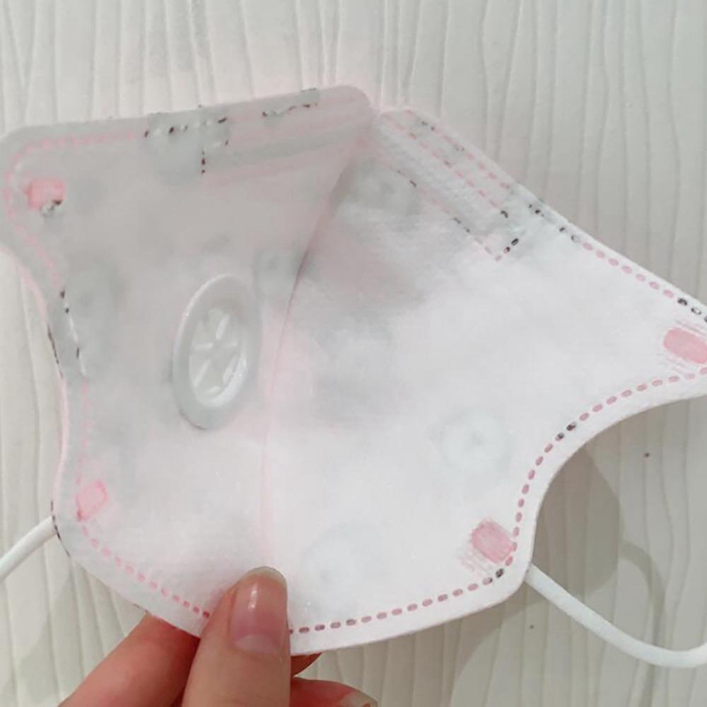 10pcs Kids KN95 Face Mask Respirator 5-Layers with Breathing Valve