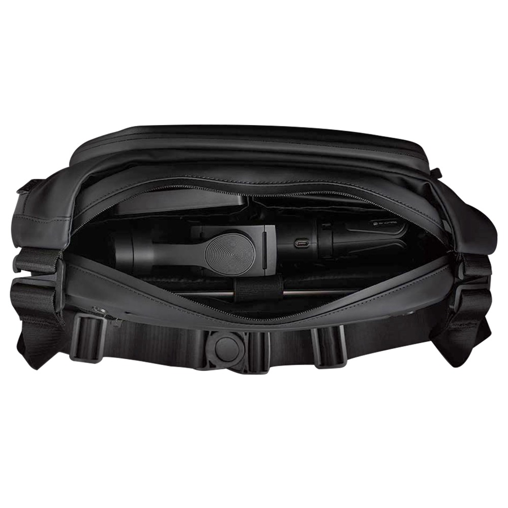 Tracker TAJEZZO POLY Polyhedron Crossbody Bag Black