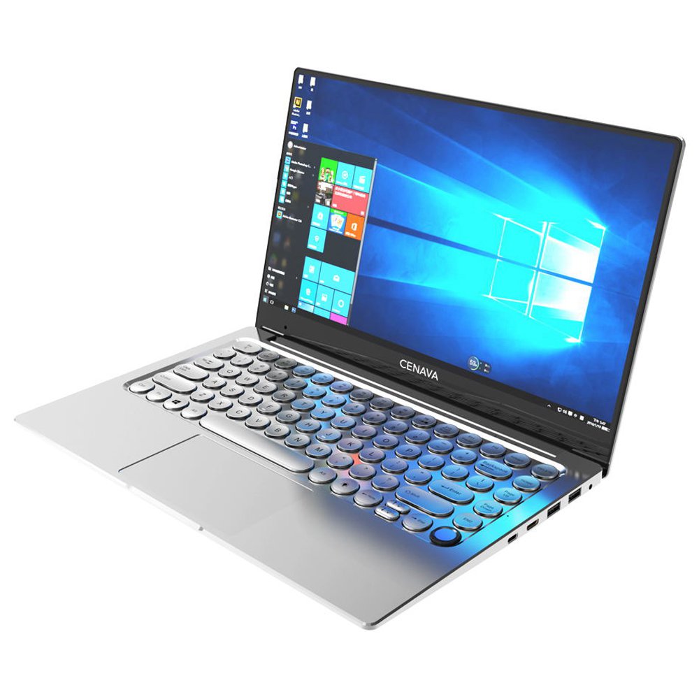 CENAVA N145 Laptop Intel Core i7-6500U 8GB 256GB Silver