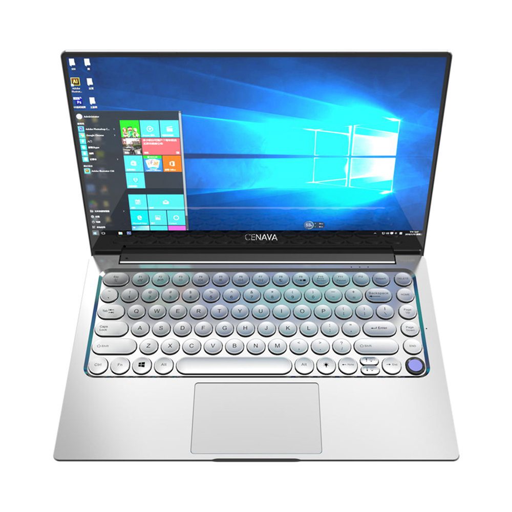 CENAVA N145 Laptop Intel Core i7-6500U 8GB 256GB Silver