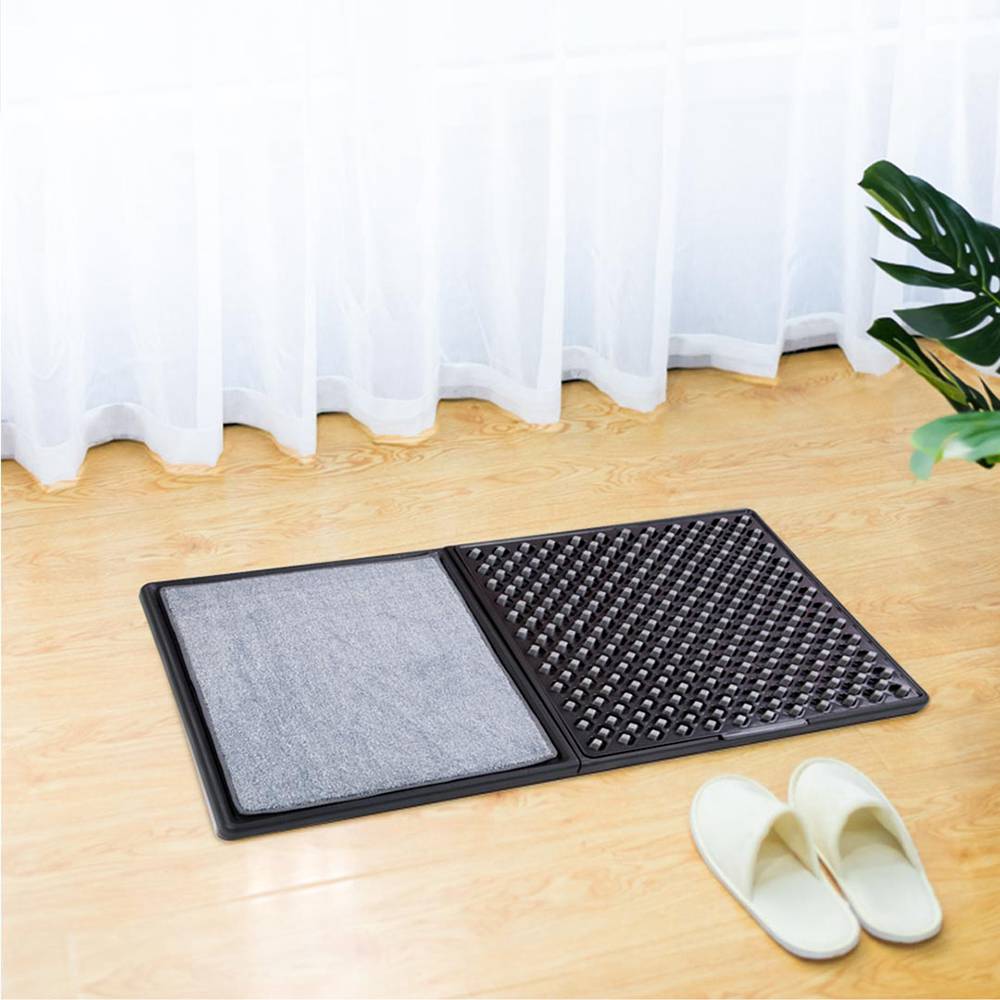 Lofans Decontamination Floor Mat Set 3D Edition Black