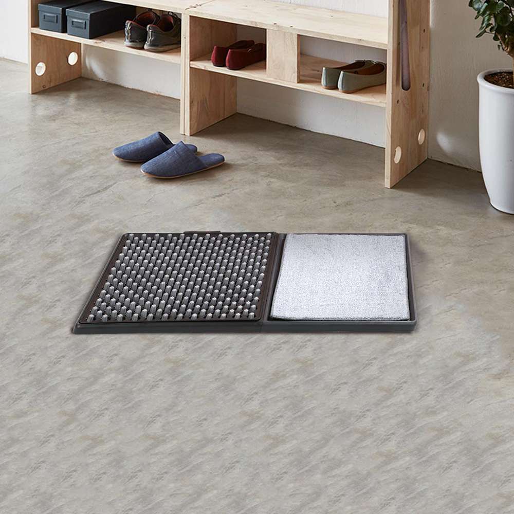 Lofans Decontamination Floor Mat Set 3D Edition Black