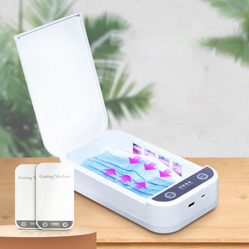Portable Double UV Disinfection Box White