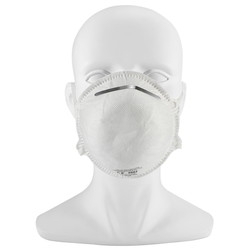 10PCS EU Standard FFP2 NR Disposable Respirator Mask White