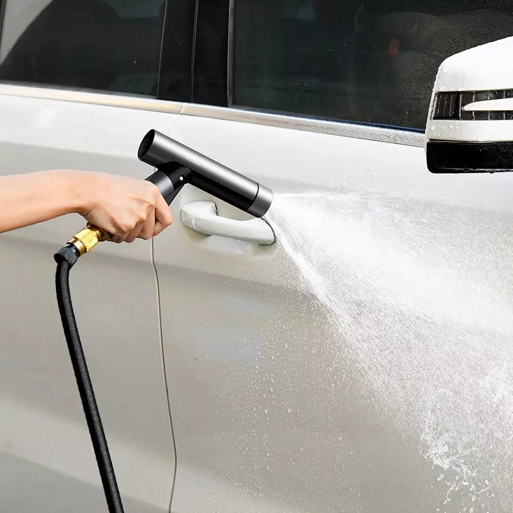 Baseus Simple Life Car Spray Nozzle With Magic Telescopic Pipe Black