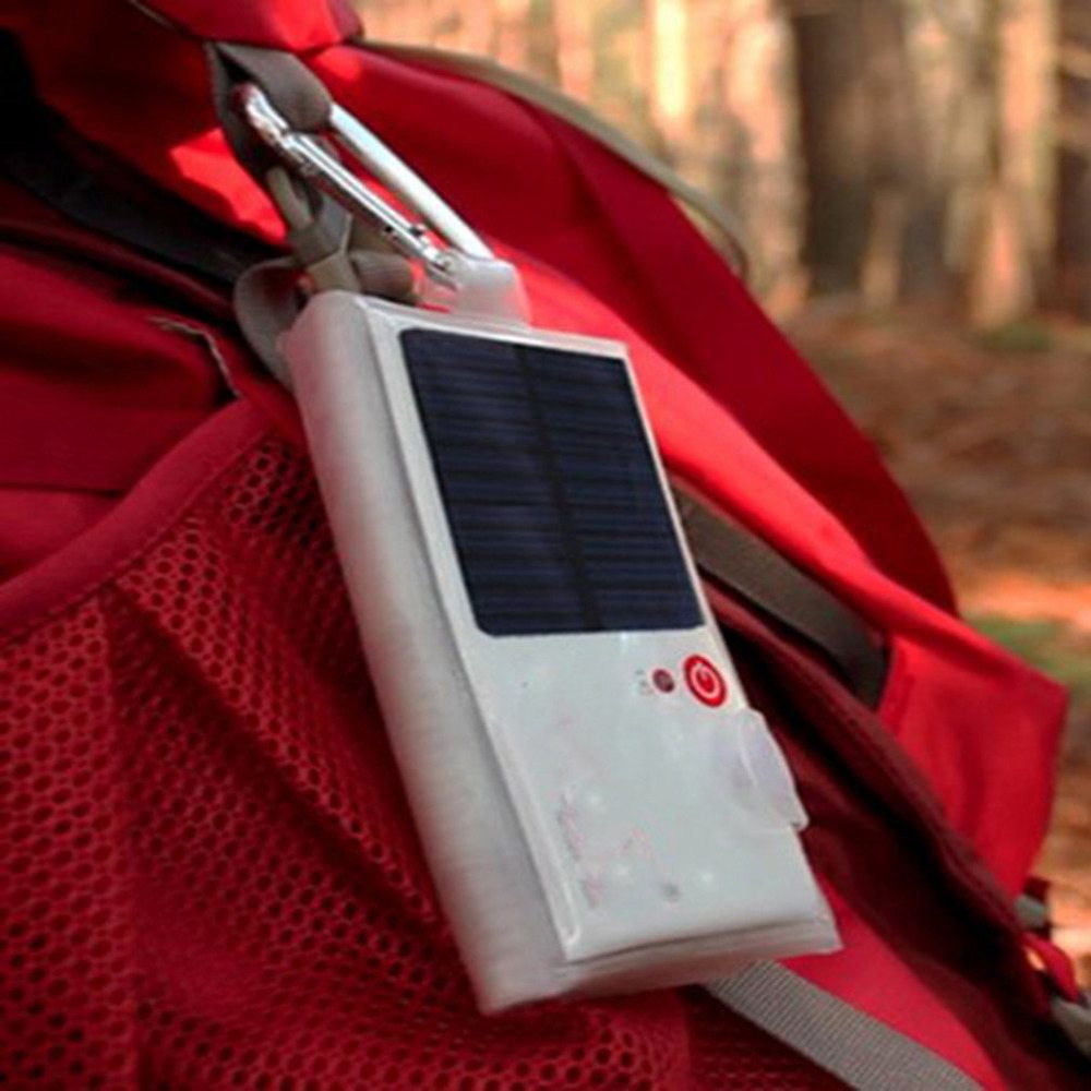 Portable Inflatable Solar Charging Folding LED Light White