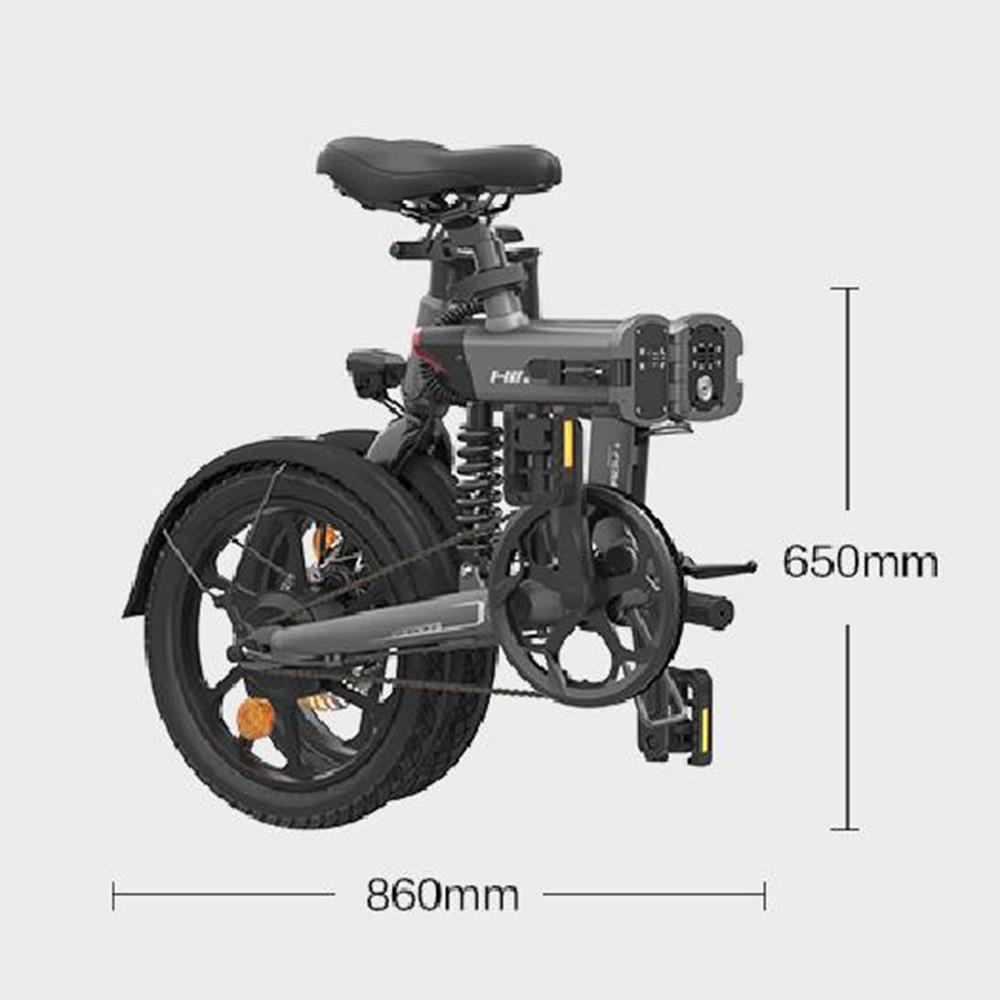 HIMO Z16 Folding Electric Bicycle 250W Motor Gray