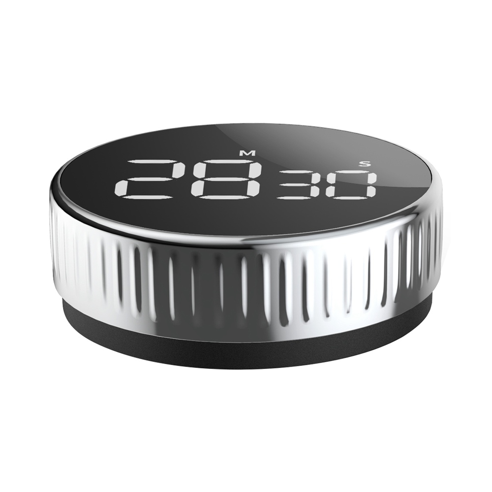 Hommini Round Magnetic Timer Black